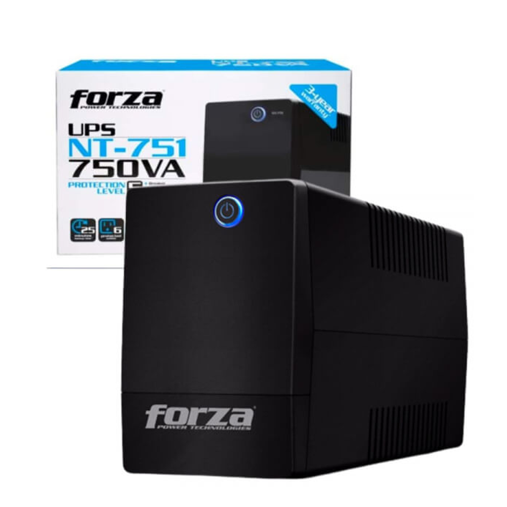 UPS Forza NT-751, 750VA, 375W, 6 Salidas, 120V, 25 minutos de respaldo ...